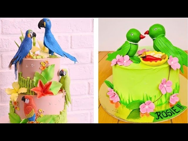 Parrot Cake Decorations