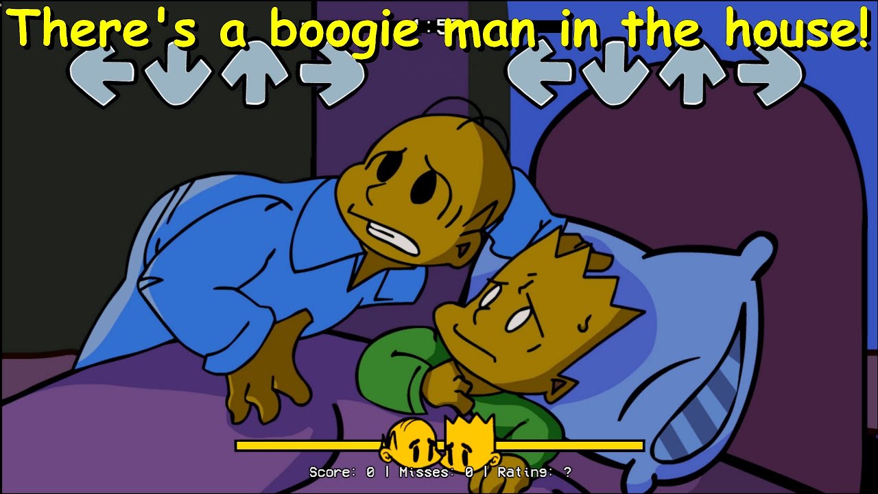 FNF x SIMPSONS There's a boogie man in the house! - Friday Night Funkin ...