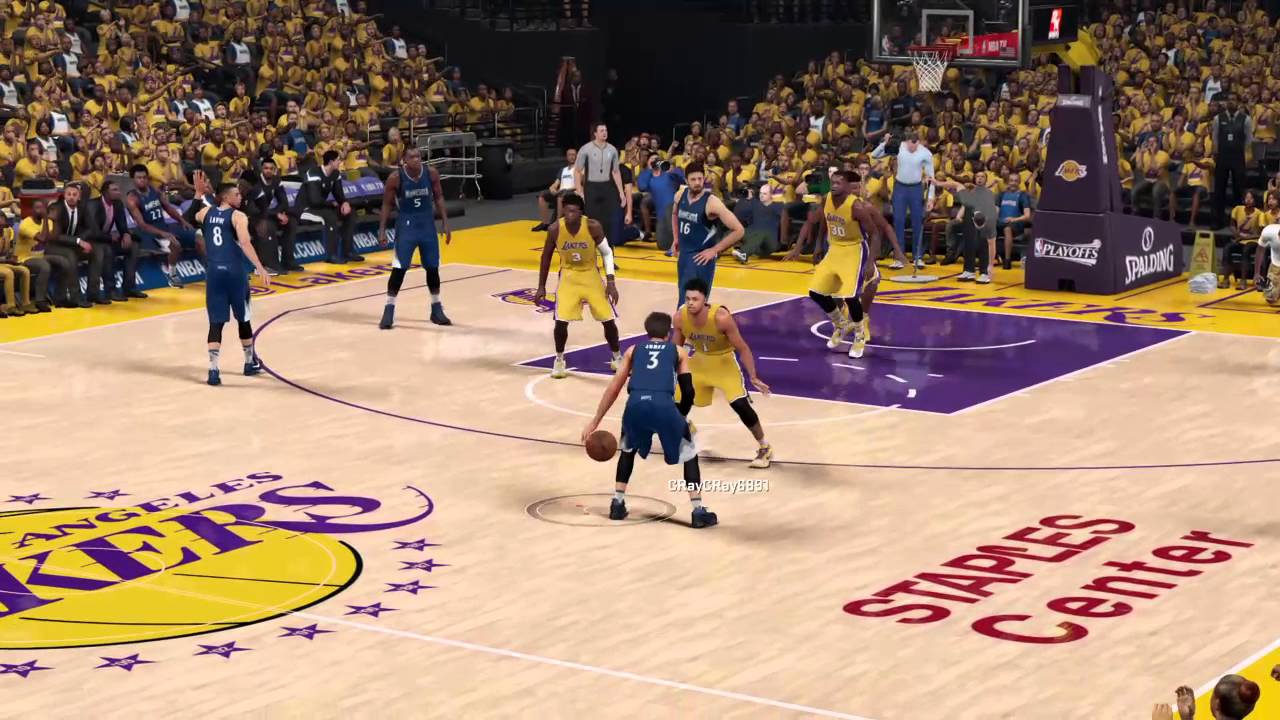 NBA 2K16 AI 3 point shot clock buzzer beater - YouTube