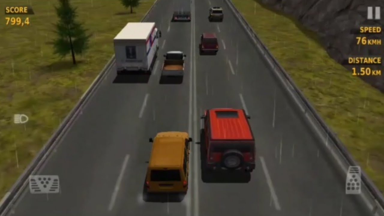 Highway Car Racing In Rainy by Traffic Racer - YouTube