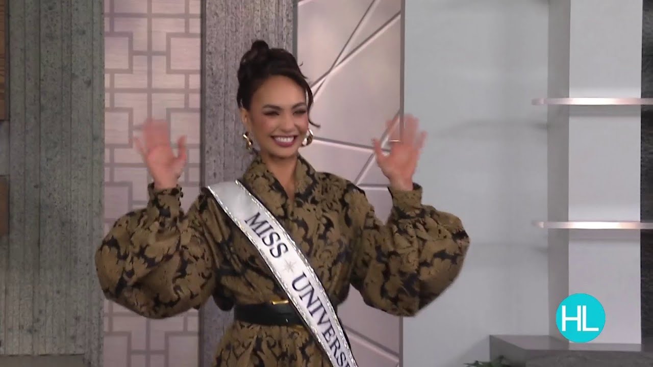 Miss Universe R’Bonney Gabriel guest co-hosts Houston Life | Live - YouTube
