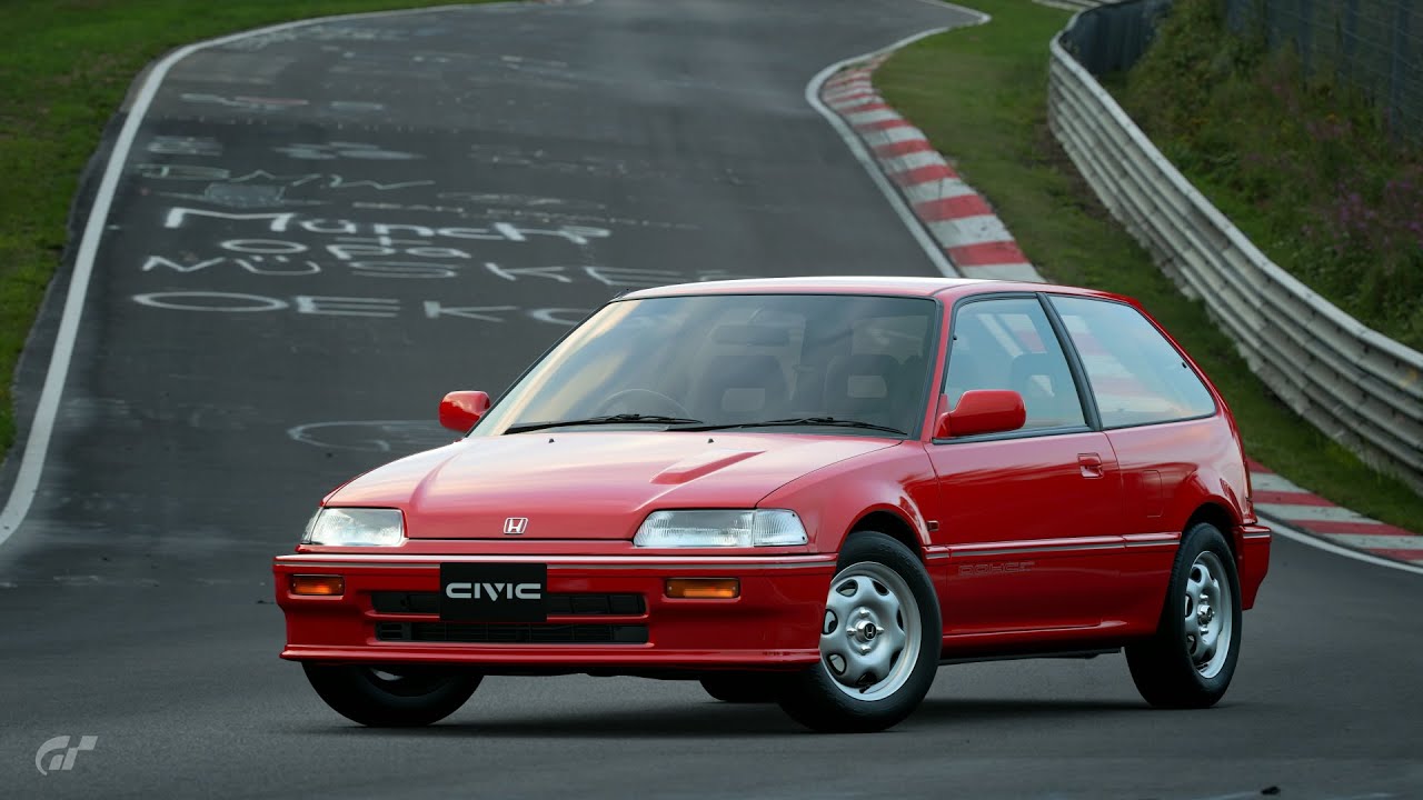 Taking on the Nürburgring with...Honda Civic Si Extra '87. (Gran ...
