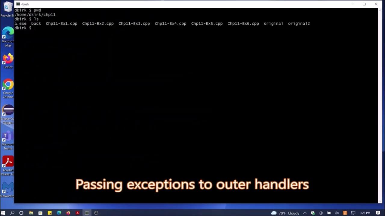Deciphering Object-Oriented Programming with C++ | 11. Handling Exceptions - YouTube