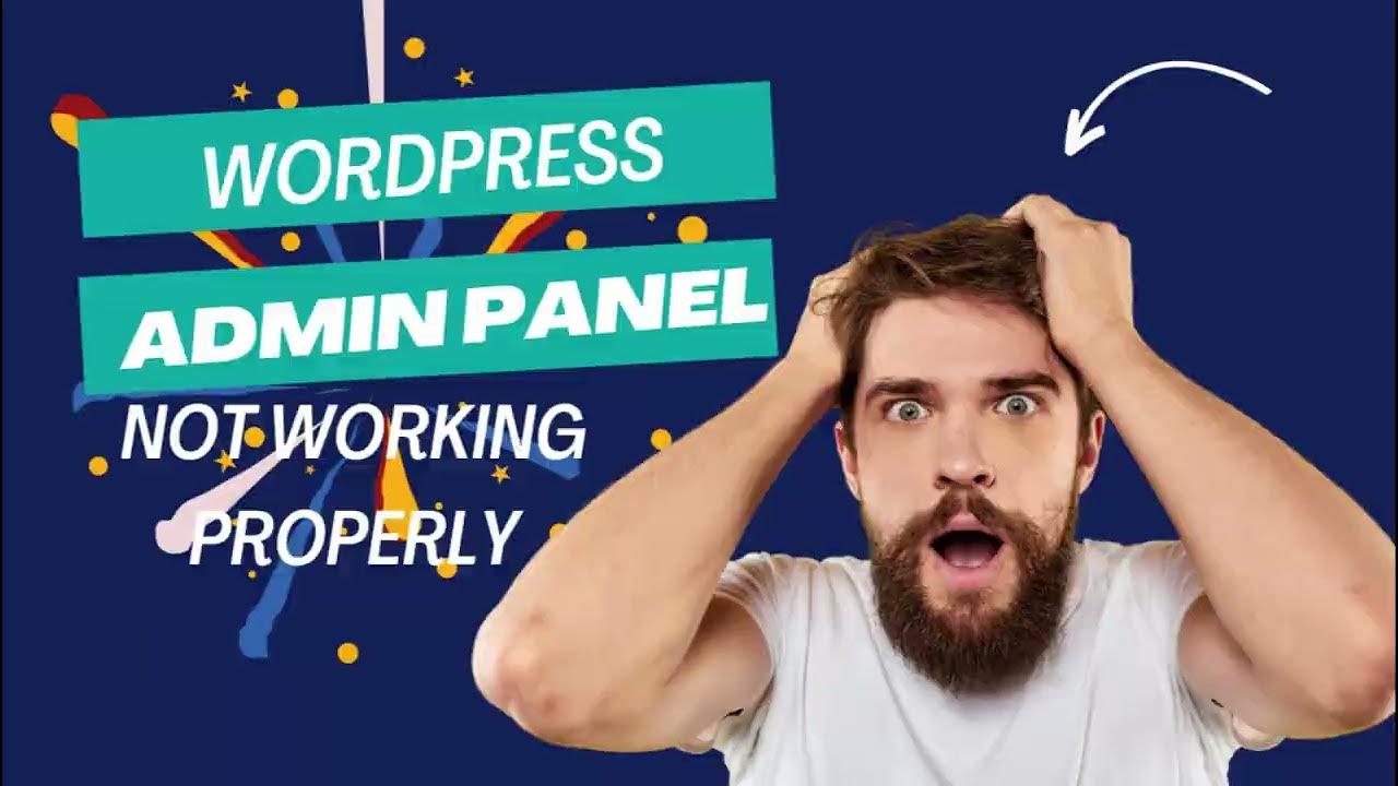 Wp-Admin Panel Dashboard not loading correctly | wordpress admin not loading css/js 100% fixed ...