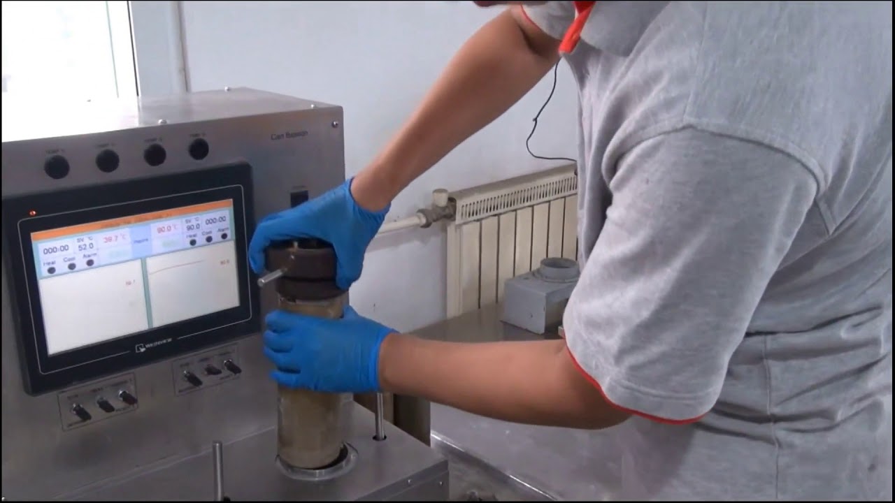 Conditioning of Cement Slurry/Thickening Time Test - YouTube