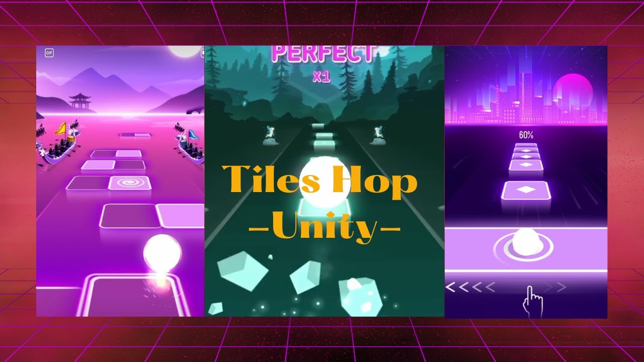 Tiles hop game 8 | hop with song unity | one of hardest song to play ...