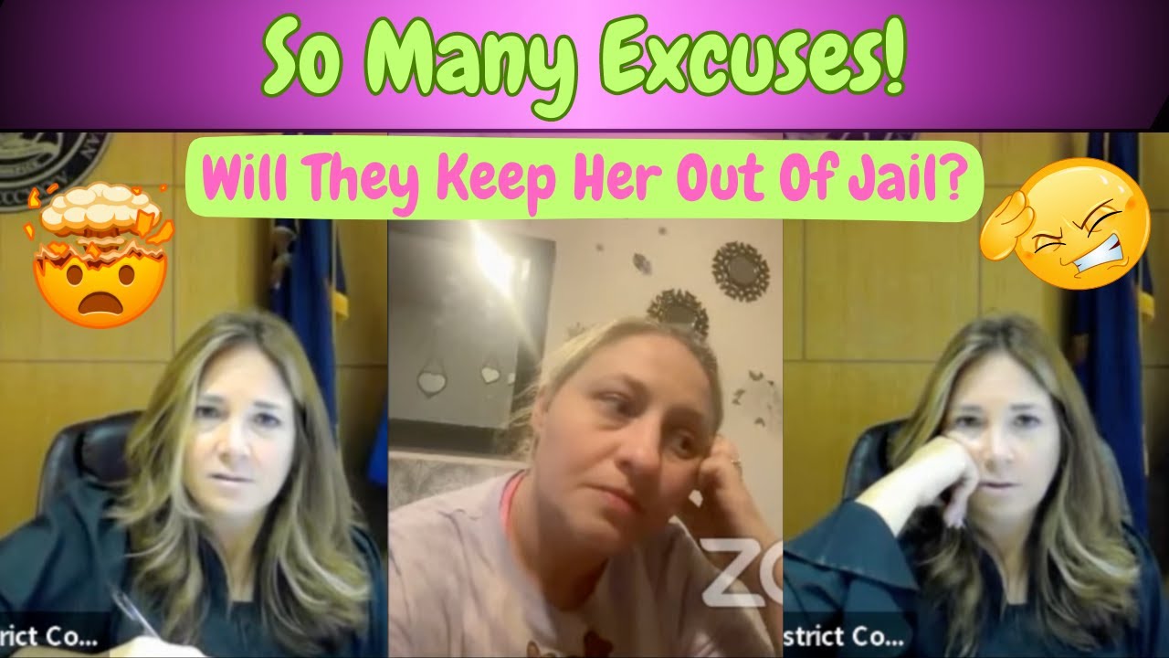 Defendant Has Many Excuses! Will They Keep Her Out Of Jail? #trending # ...