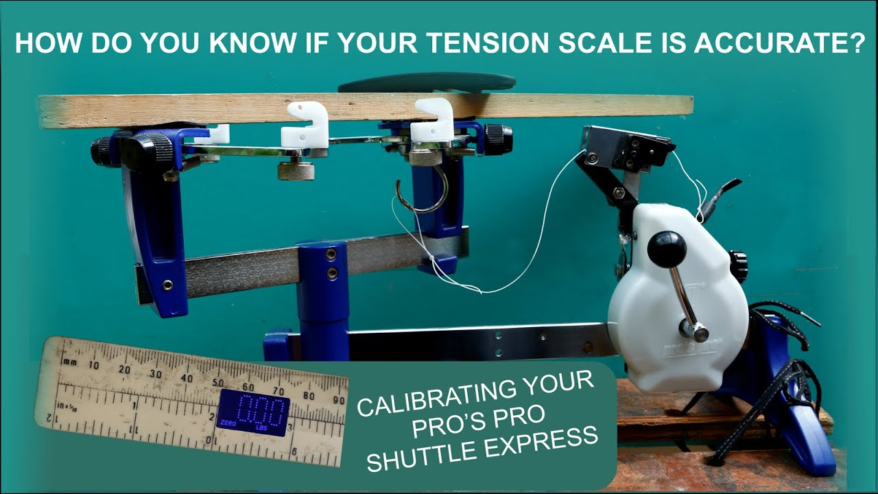 Testing my Pro's Pro Shuttle Express Badminton Restring Machine Tension ...