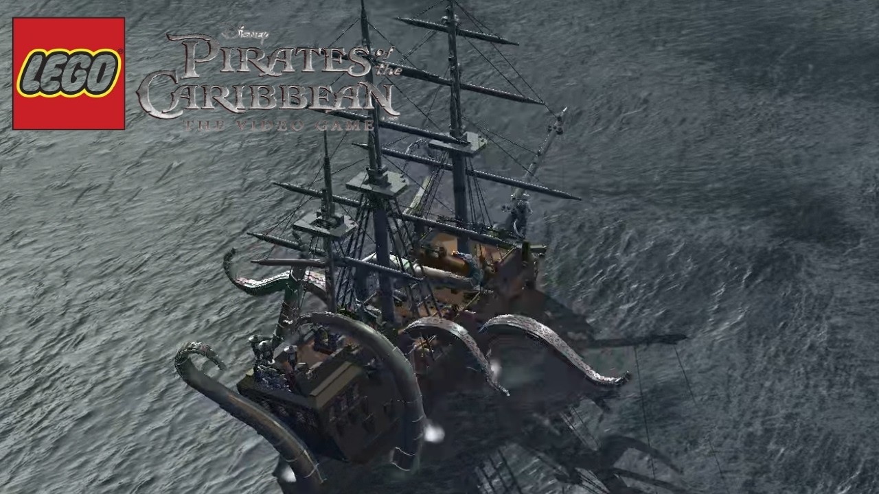 Lego Pirates of the Caribbean: Level 10 THE KRAKEN - Walkthrough - YouTube