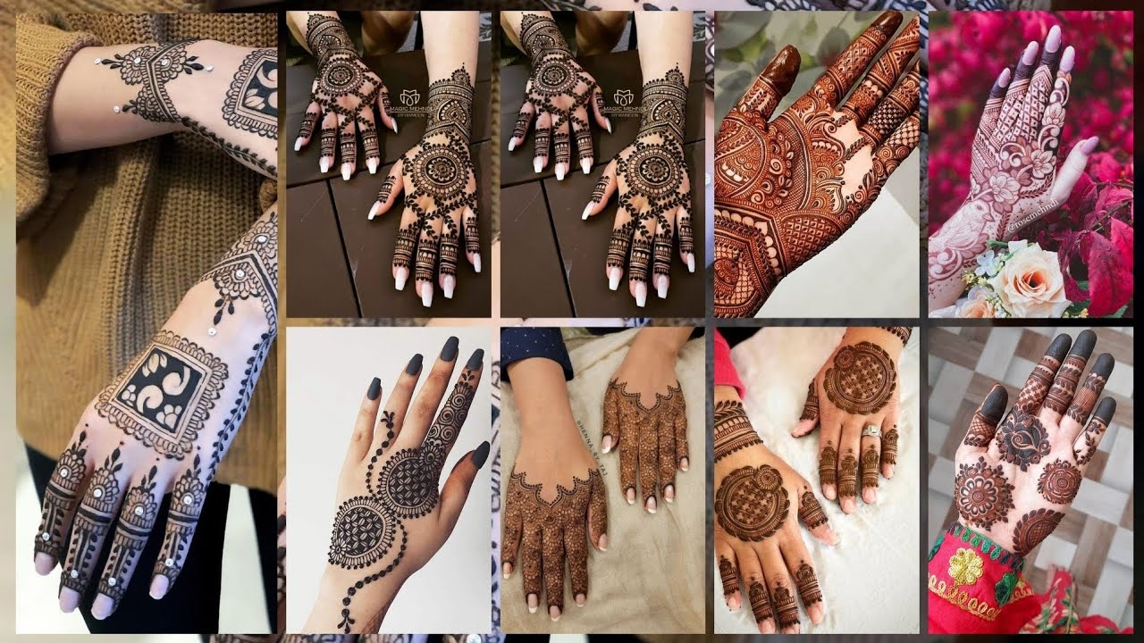 New Arabic Style 🌹 Lovely Mehandi Ke Designs 2023 || 2024 || Mahdi ka ...