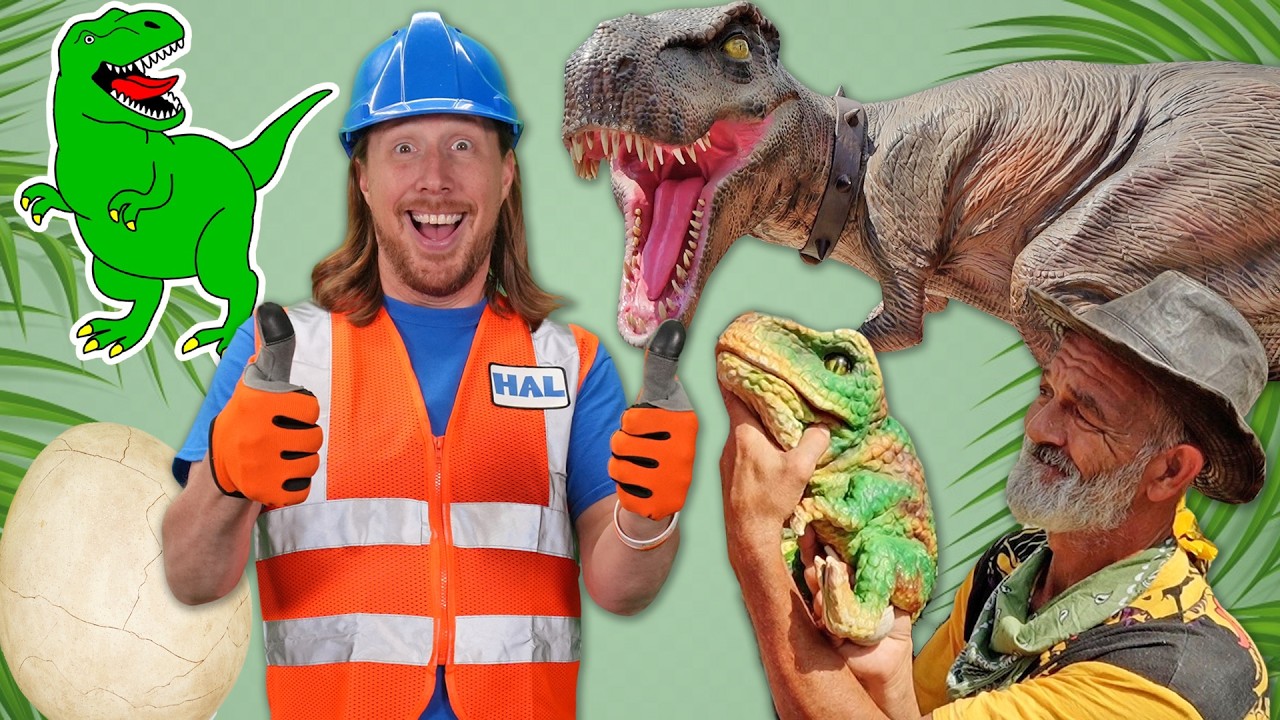 🦕Dinosaur Adventure with Handyman Hal 🦖 T-Rex, Triceratops, and ...
