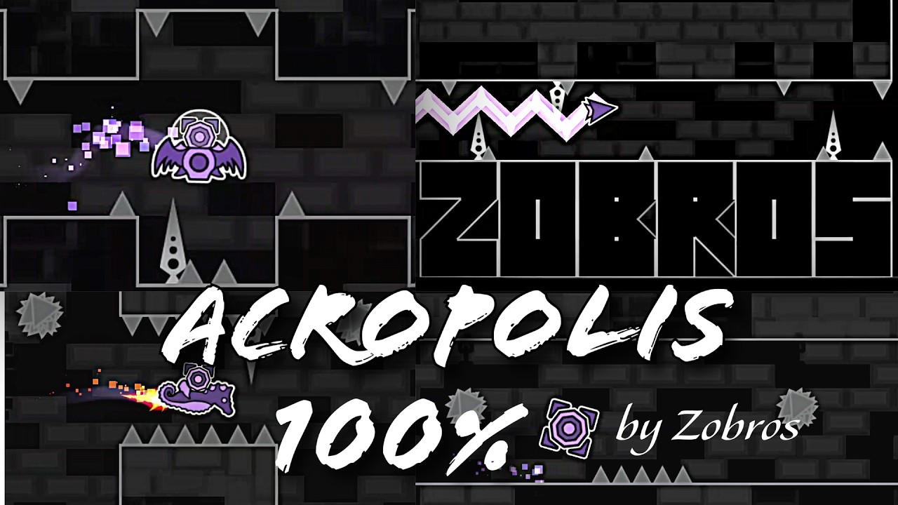 ACROPOLIS 100% | INSANE DEMON | by Zobros | Geometry Dash - YouTube