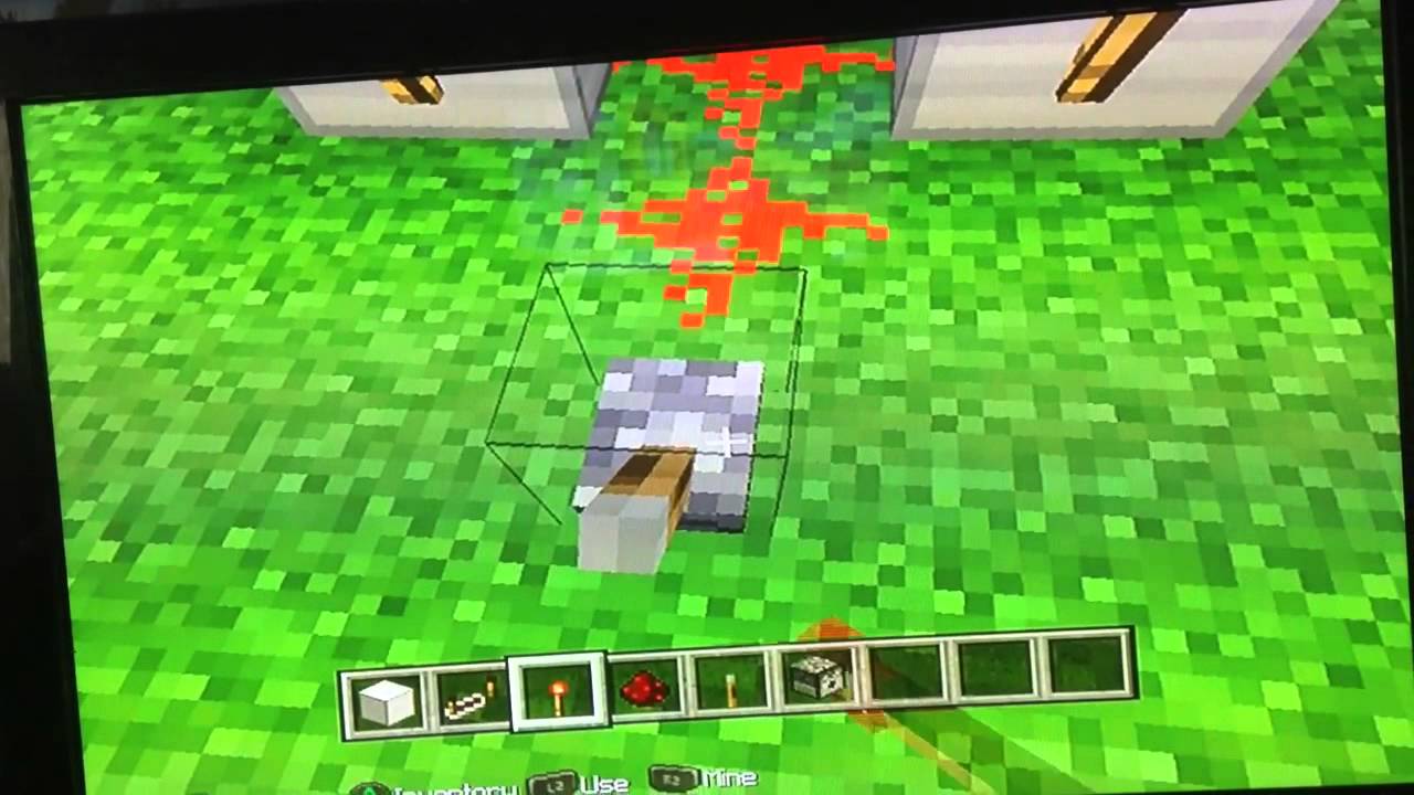 Minecraft Redstone Tutorial How To Make Machine Gun In Minecraft - YouTube