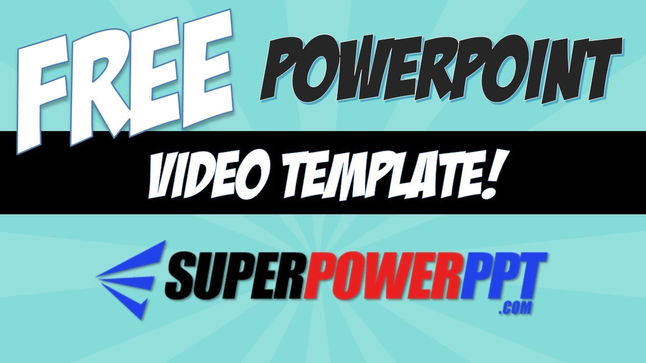 FREE PowerPoint video template and tutorial - YouTube