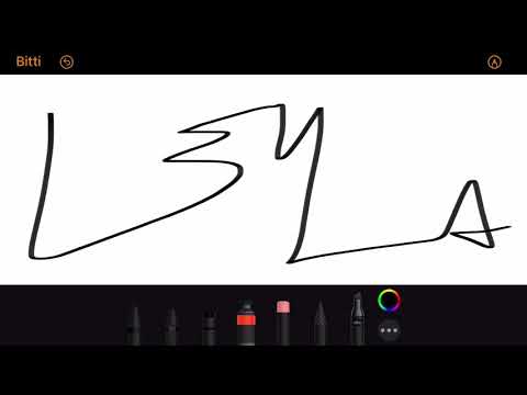 Leyla ismine imza tasarımı