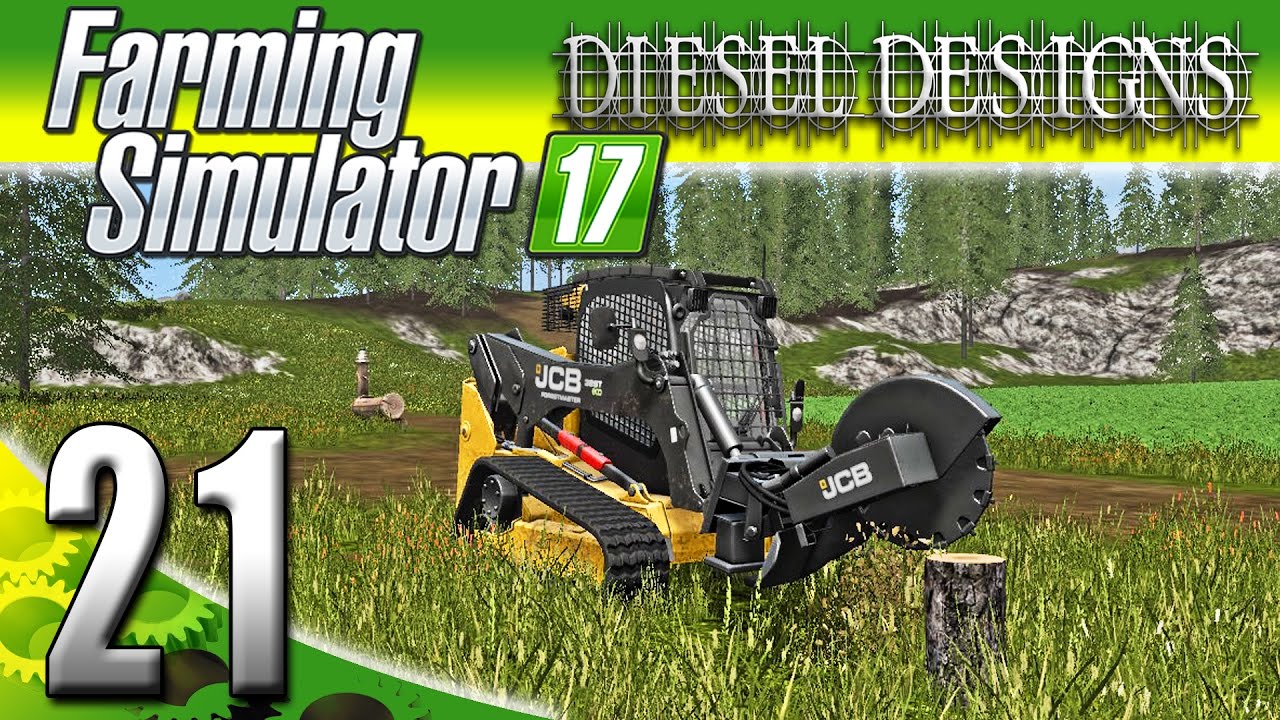 Farming Simulator 2017 Gameplay :EP21: Stump Grinders & Bail Wrappers ...