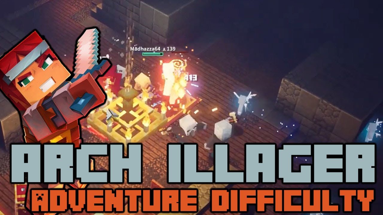 Defeating the Arch Illager! (Adventure Difficulty) W/ Harry and Connor ...