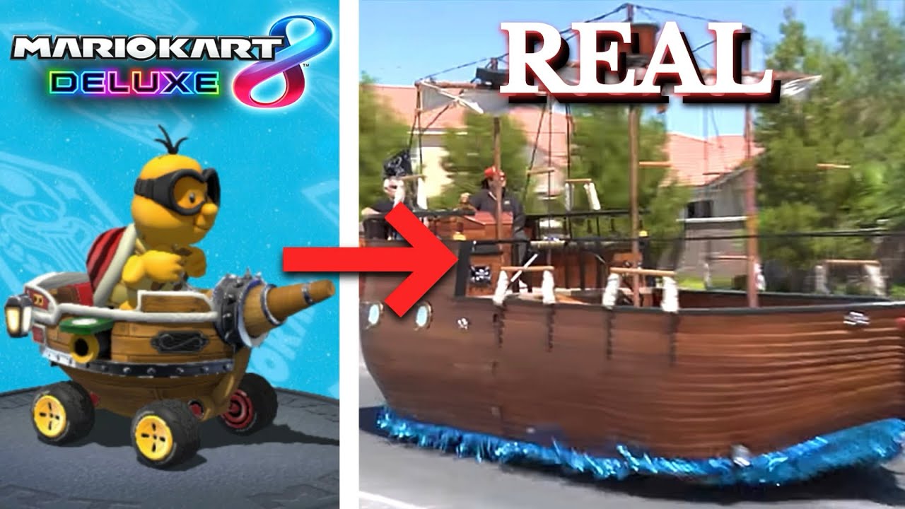 All Mario Kart 8 Karts in real life - YouTube
