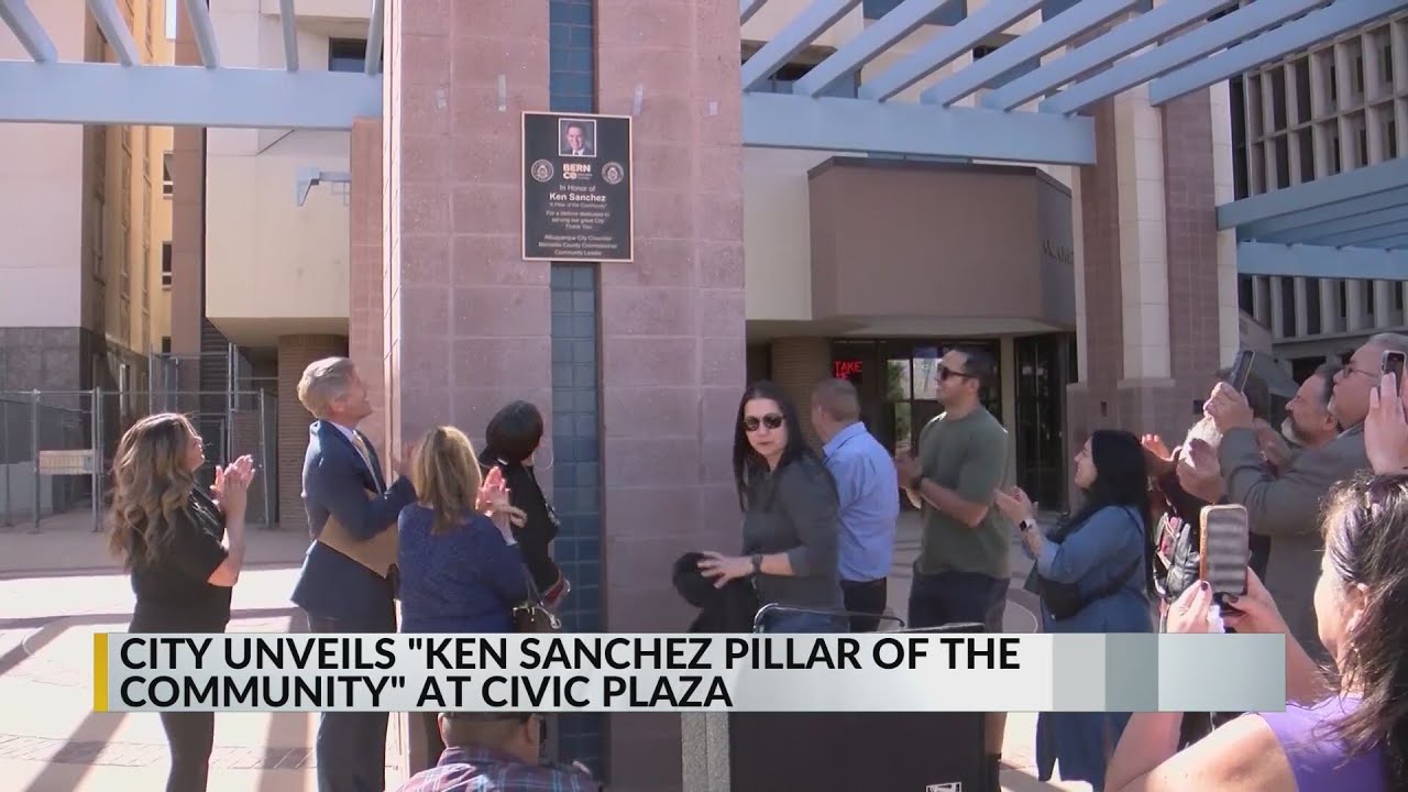 City of Albuquerque unveils 'Ken Sanchez Pillar of the Community ...