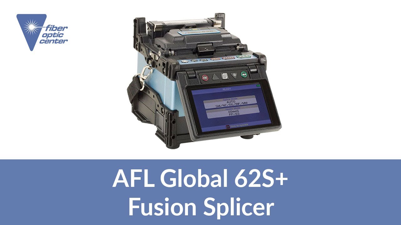 AFL FSM-62S Fusion Splicer - Available from Fiber Optic Center - YouTube