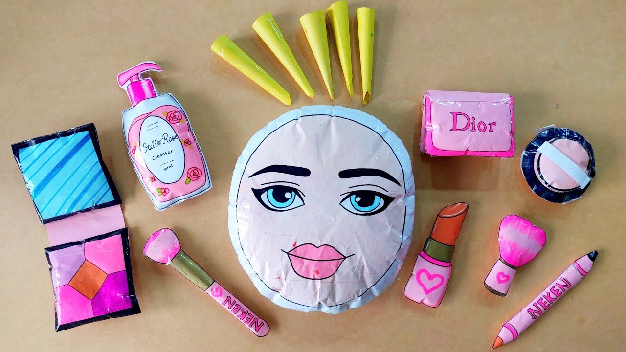 🌾Paper Diy🌾 Roblox Baddie Makeup 💖 Blind bag Paper | Satisfying ASMR ...
