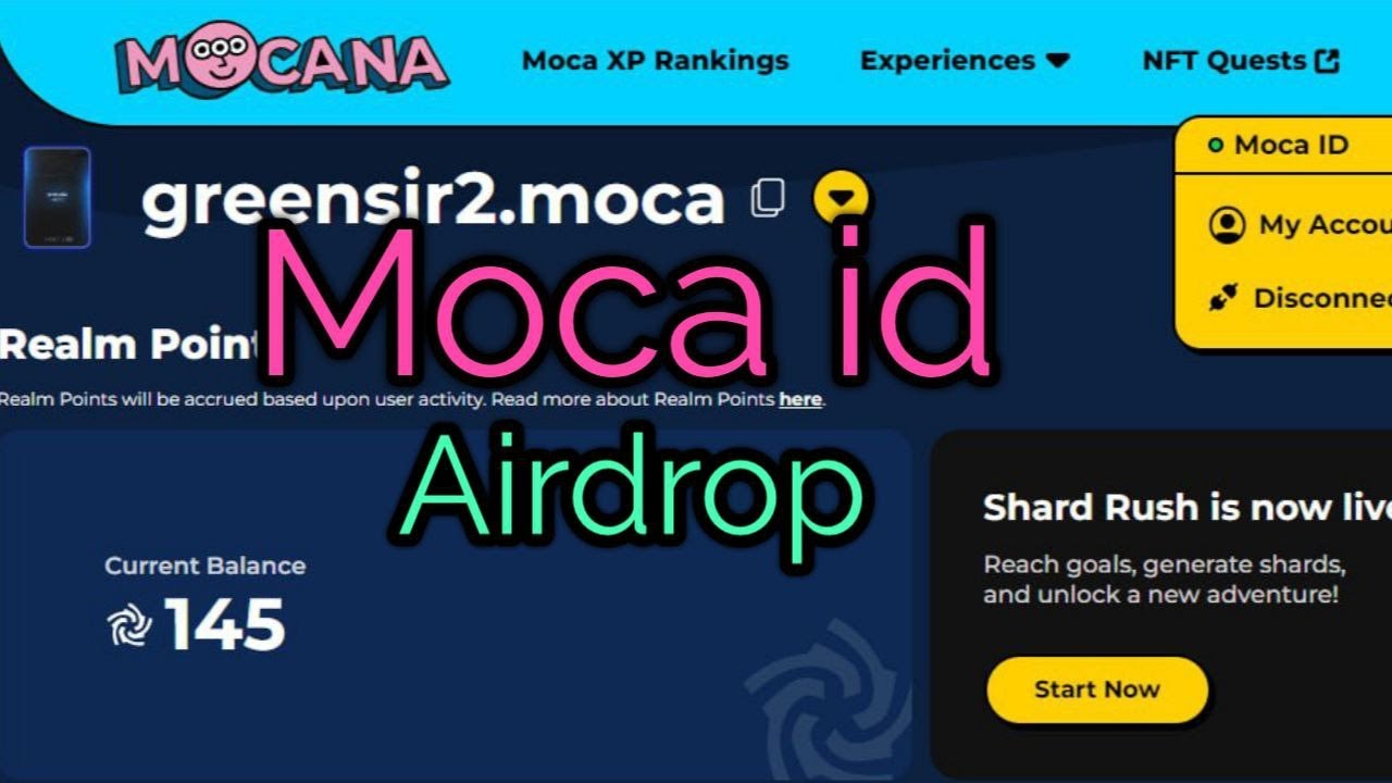 Moca id airdrop bangla moca id invitation code - YouTube