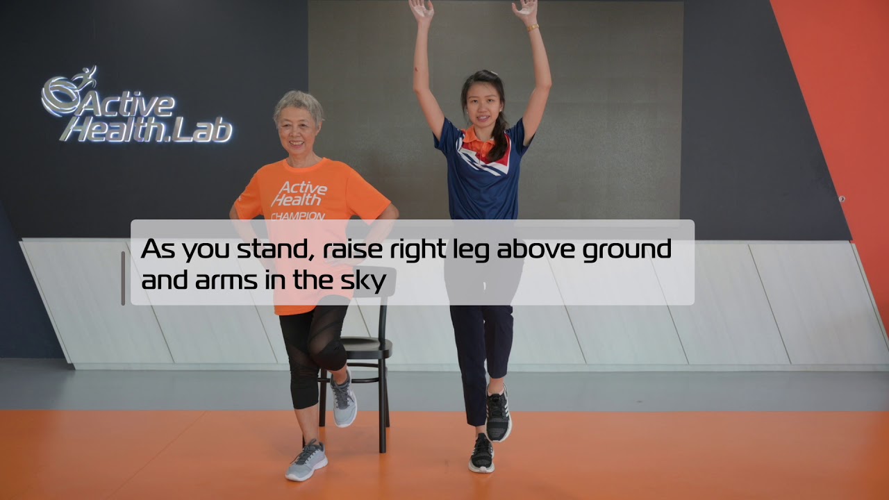 Active Health: Squat & Reach for the Sky | Ep 6 | Senior Workout | Get ...