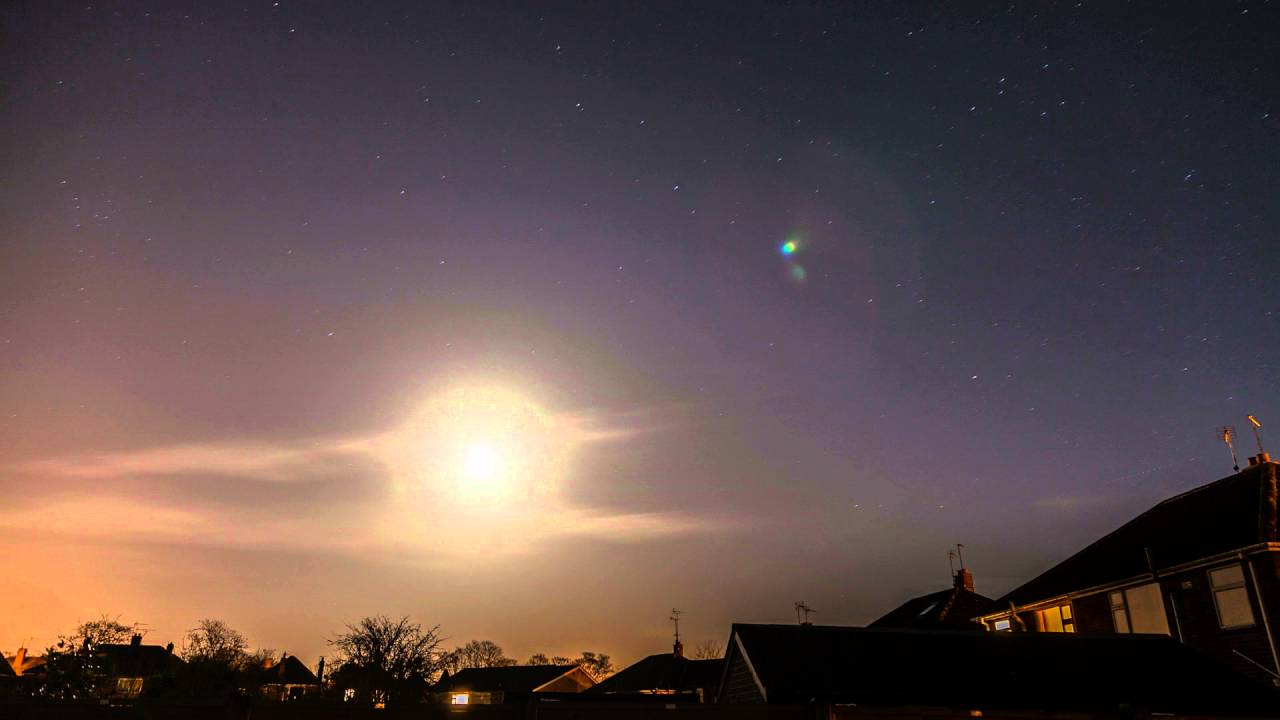 Moon & Stars Time Lapse - YouTube