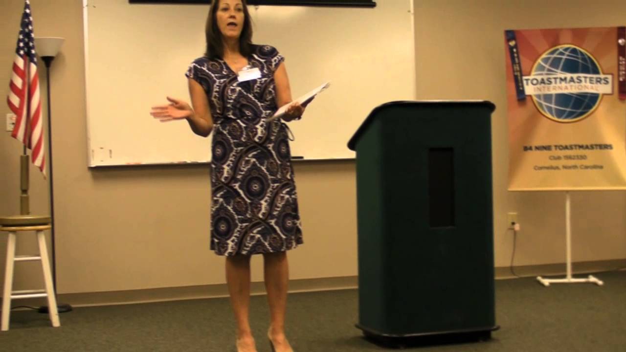 Toastmaster Commercial for Treasurer Role - Colleen Siadak - YouTube