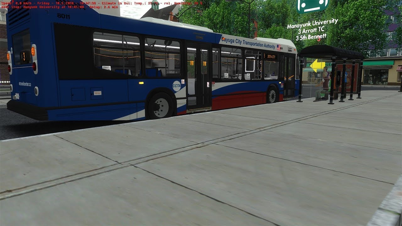 OMSI 2 Cayuga City Transit Authority CCTA Routes 47 and 3 - YouTube