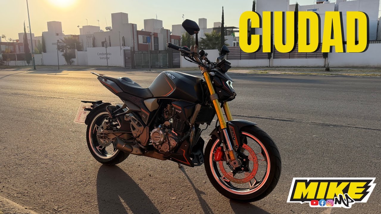 Prueba de MANEJO en CIUDAD + CURVAS en MONTAÑA a la VENTO HYPER 310 ...