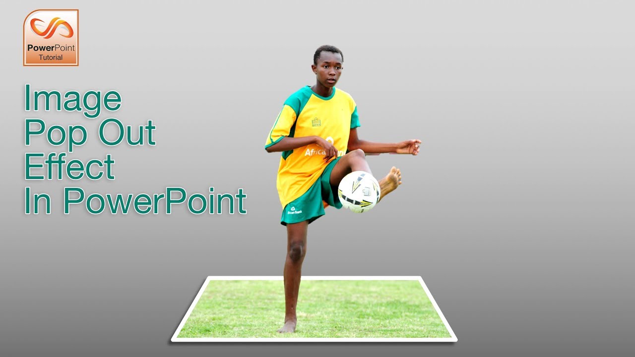 How To Make Creative 3D Pop Out image Effect in PowerPoint - YouTube