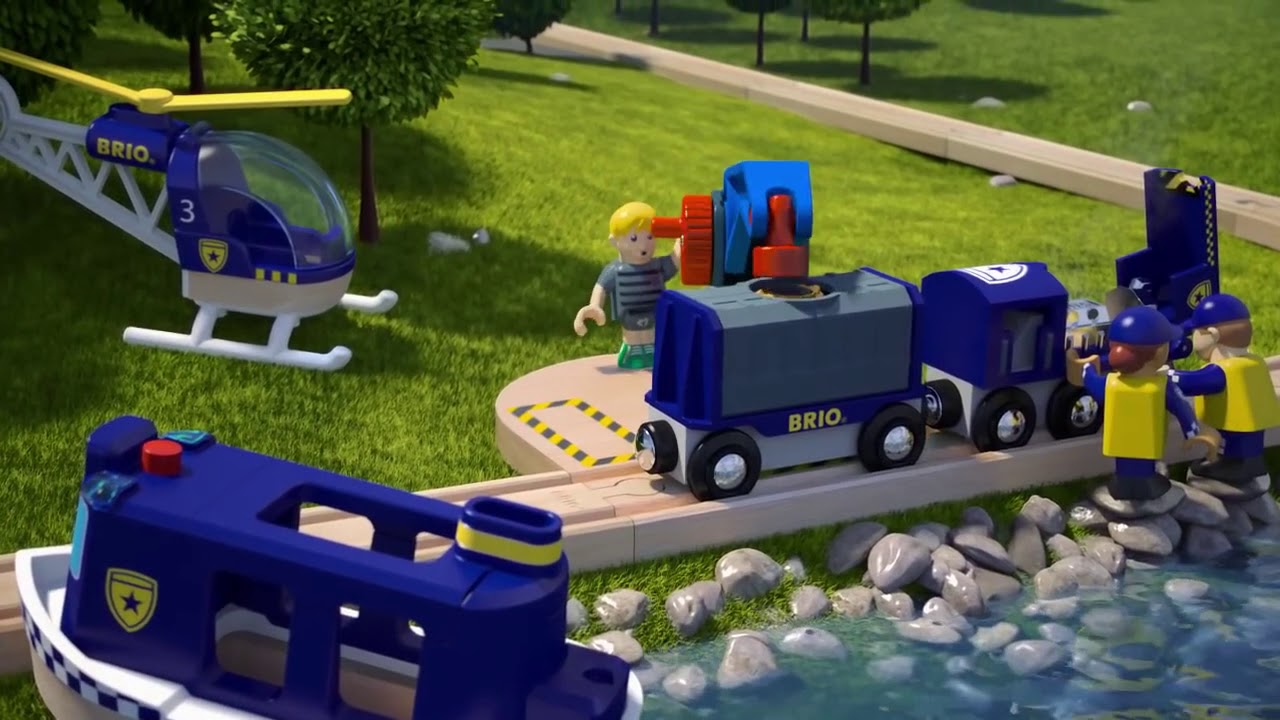 Полиция Мир BRIO World Police Rescue Theme - YouTube