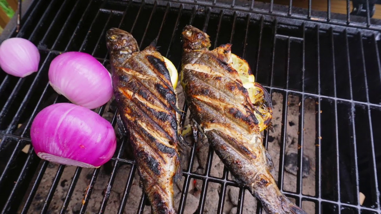Cooking for One:Grilled Whole Trout - YouTube