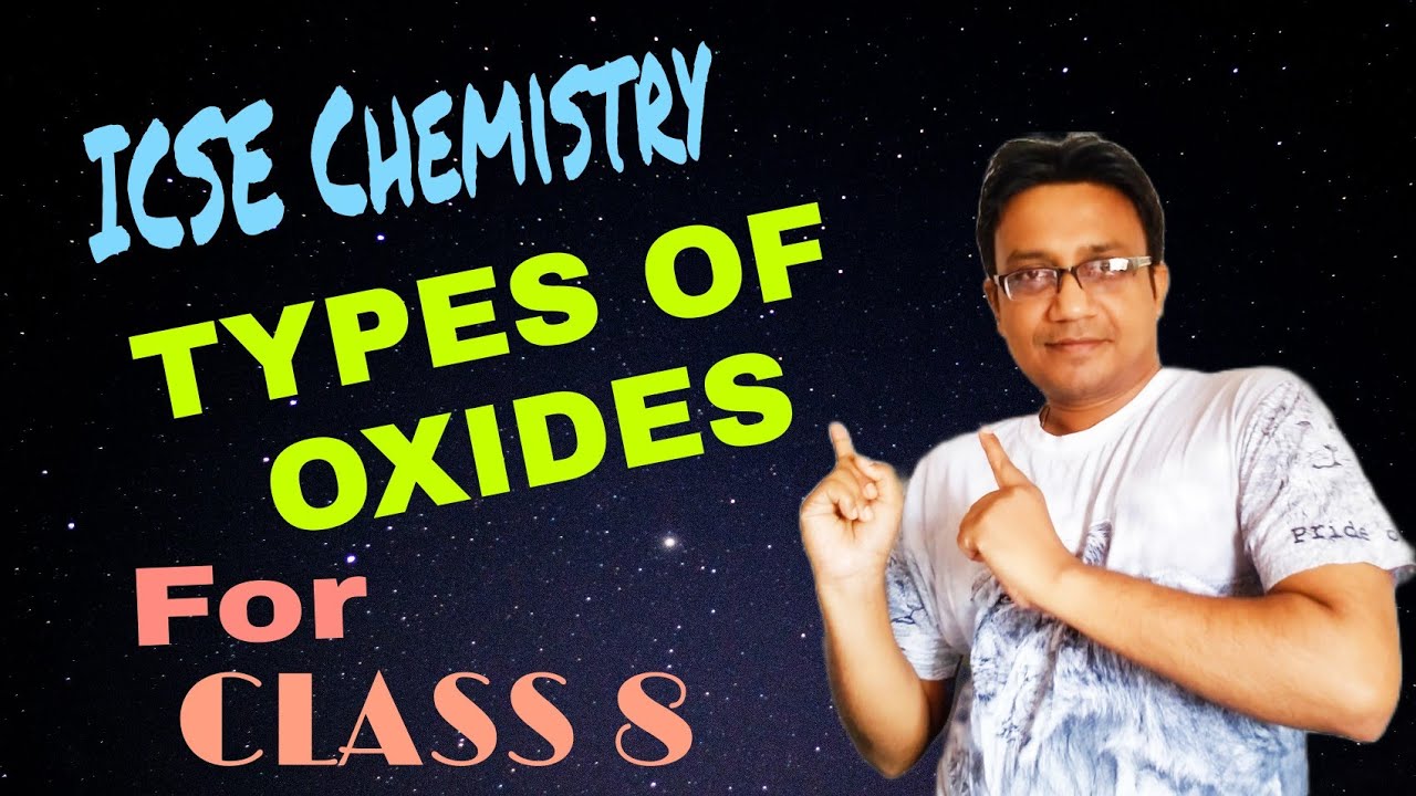 ICSE CHEMISTRY CLASS 8 // Types of oxides // acidic, basic, amphoteric ...
