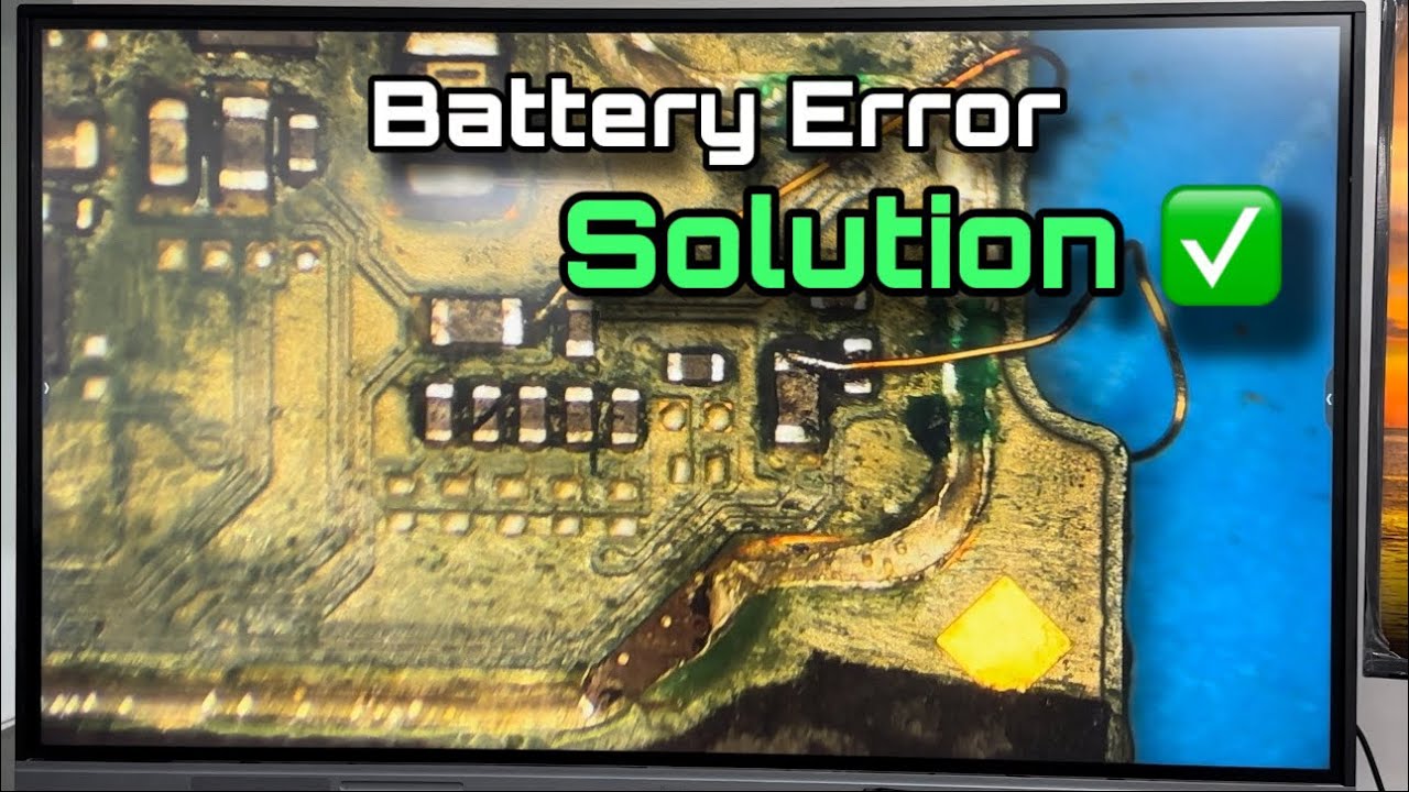 Battery Error Solution For Training- 9585600115 - YouTube
