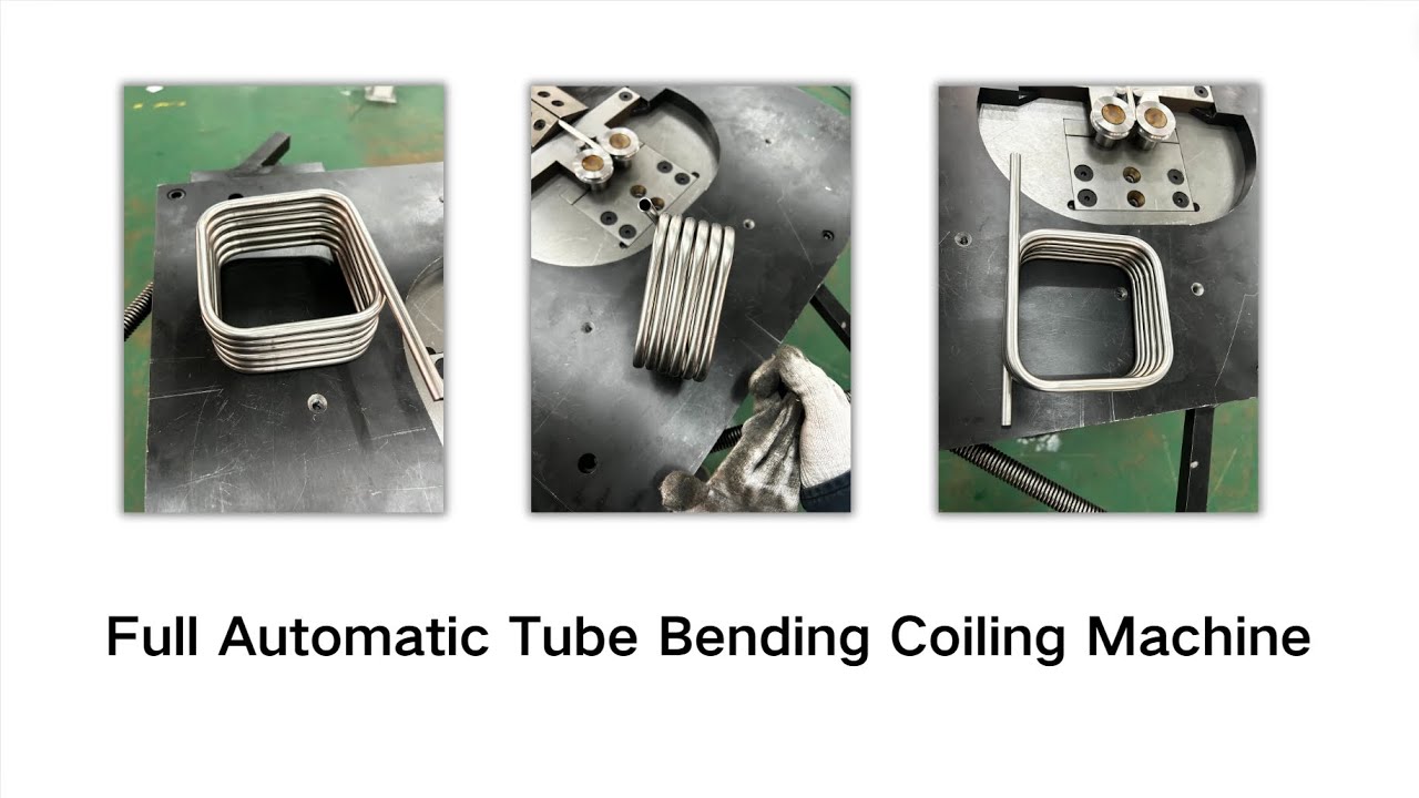 Tube Bending Machine/Fully automatic single tube spiral bending coiling ...
