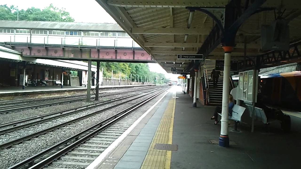 South West Trains at Weybridge Station, Surrey - YouTube