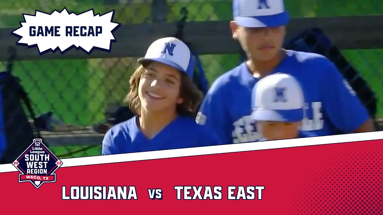 Game Highlights: Texas East defeats Louisiana | Little League Baseball ...