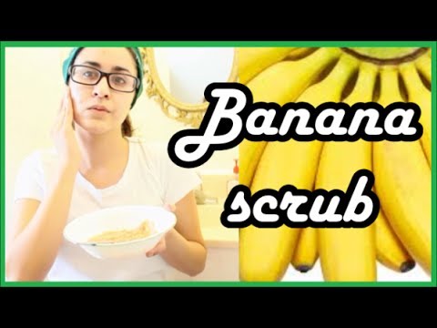 DIY: Banana Scrub/ Mask for Acne Prone Skin - YouTube