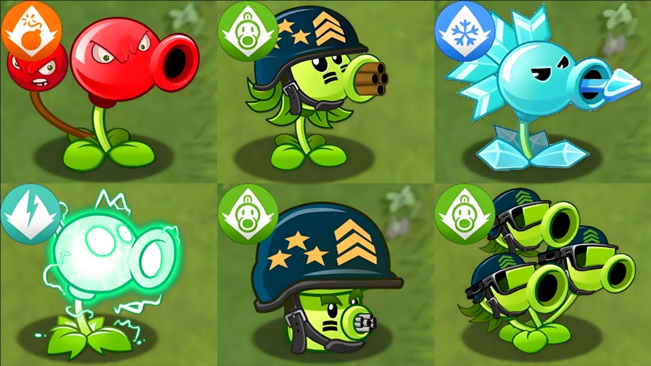 PvZ 2 Final Boss All PEA Plants vs PvZ 2 All Final Bosses - YouTube