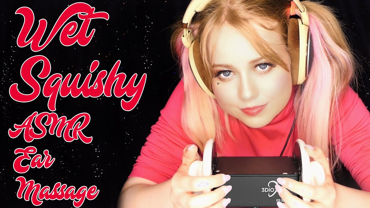 ASMR 💕 Squishy, Watery & Oily Sounds! Dual Ear Massage AMAZING ...