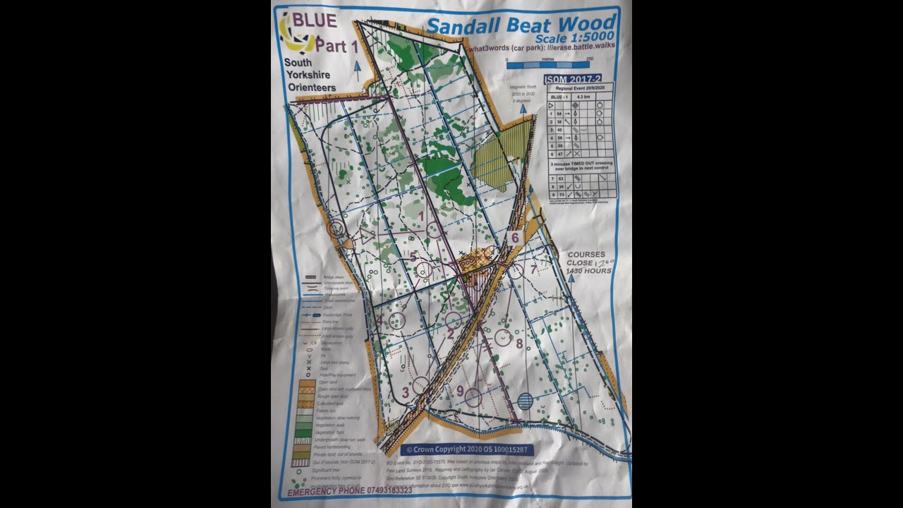SYO Regional Orienteering event, Sandall Beat Wood, Doncaster 20 ...