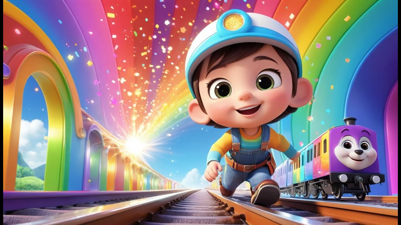 🚂 Rainbow Express Train Colors Journey 🌈🎶 | Fun Colors & Learning Song ...