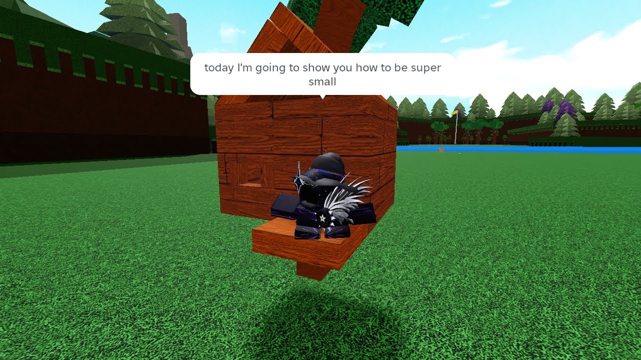 this is a vid where i will show you how to be super small in babft # ...