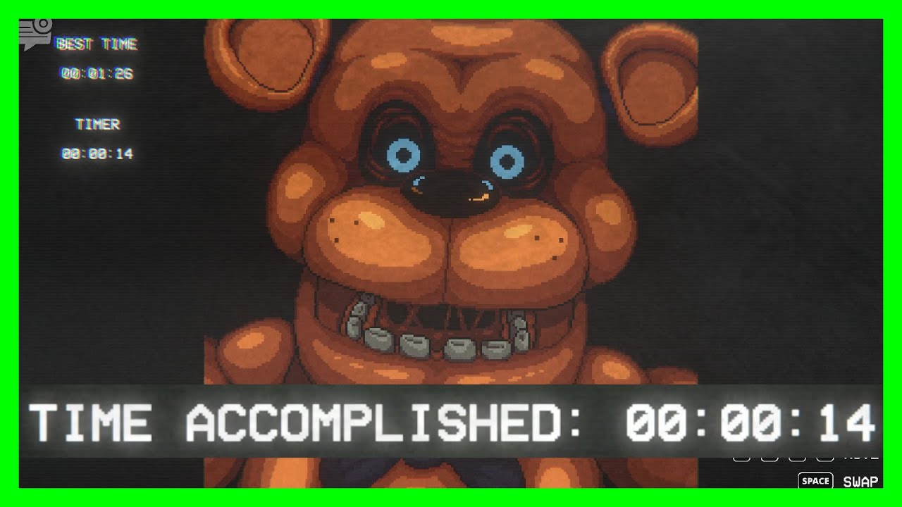 FNAF: Into The Pit - Sliding Tile Puzzle done in 14 seconds - YouTube