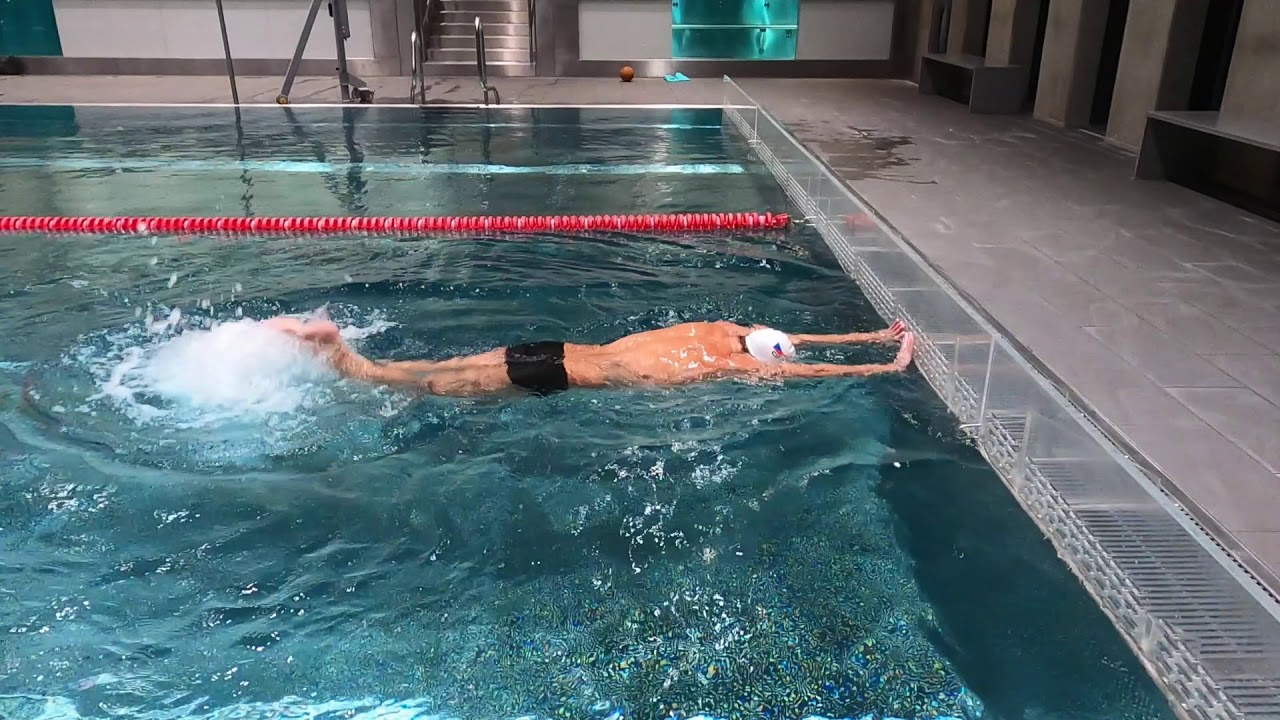 Freestyle wall kick with open turn into streamline - YouTube