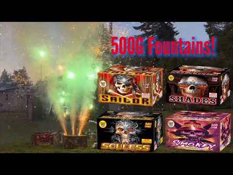 Sailor, Soulless, Smokey, and Shades Finale Fountain Set by World Class ...