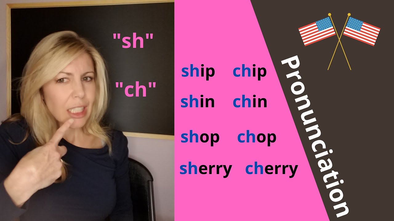 "sh" and "ch" pronunciation practice - YouTube