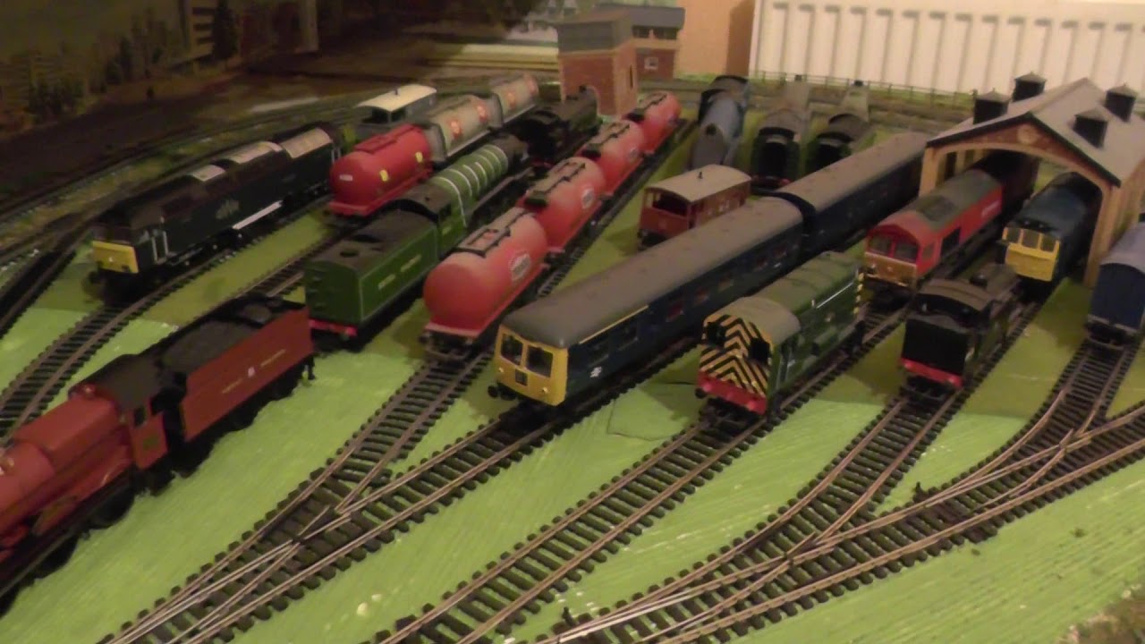 Colin's model railway inclines and storage area works January 2018 ...